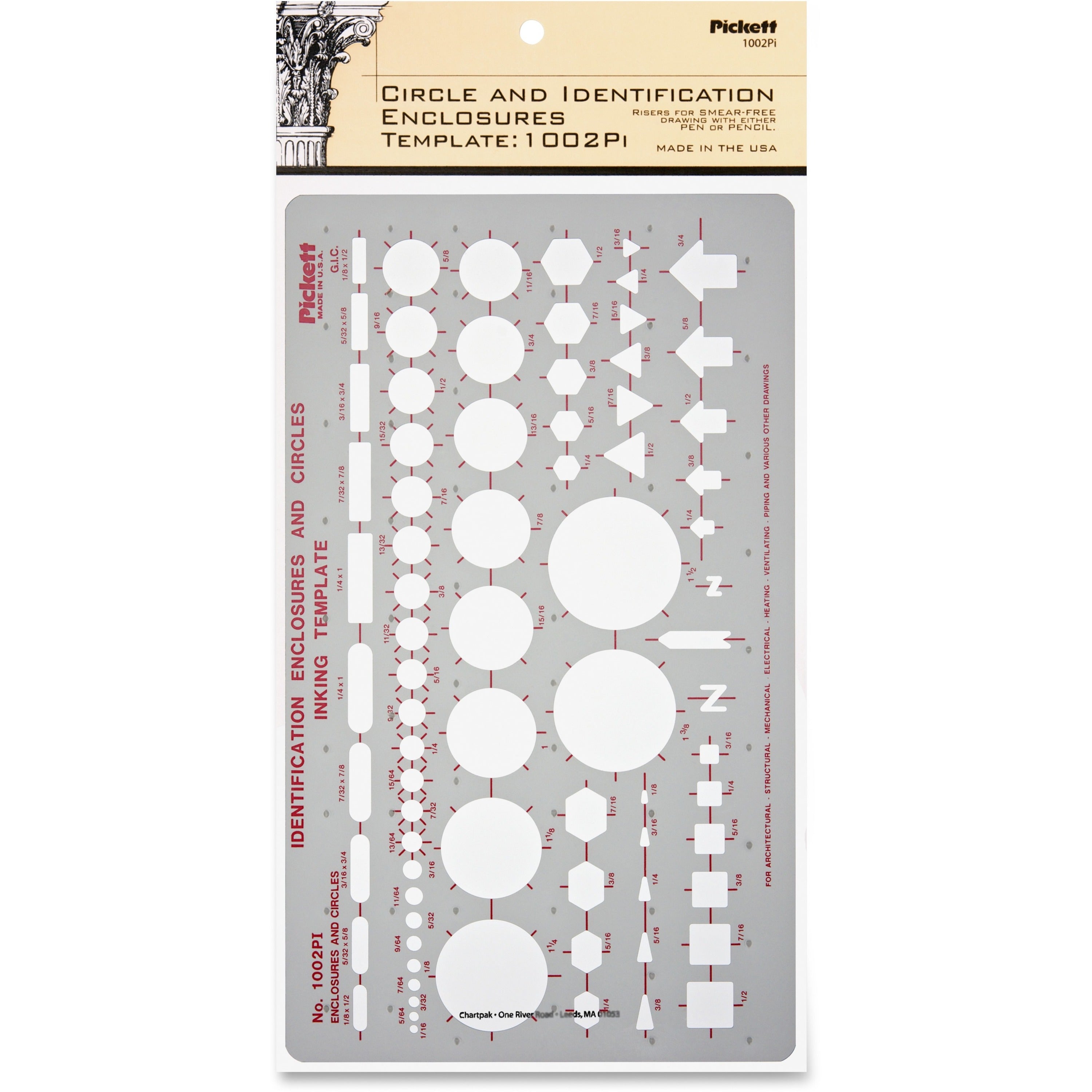 Chartpak Circle/Identification Template – Cowan’s Office & Art Supplies
