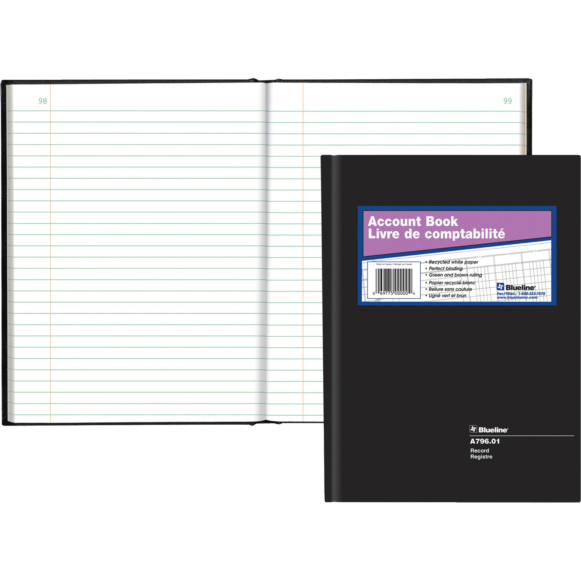 Blueline® A796 Series Account Books – Cowan’s Office & Art Supplies