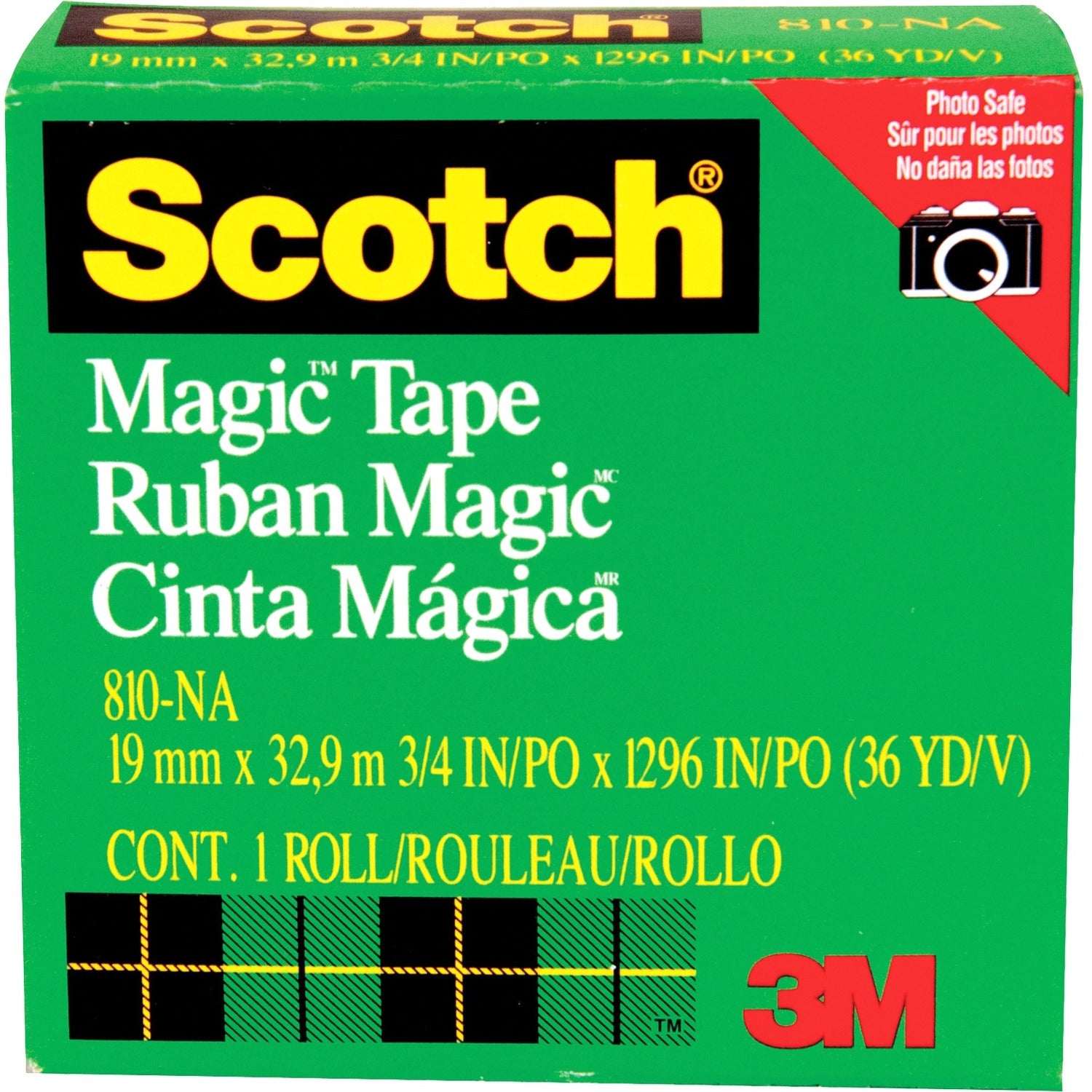 3M Scotch Magic Invisible Tape 18mm x 32.9m | Multipurpose Transparent ...