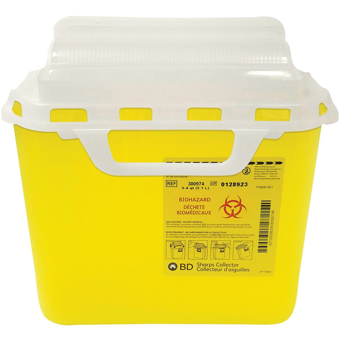 First Aid Central Sharps Container, 5.1L – Cowan’s Office & Art Supplies