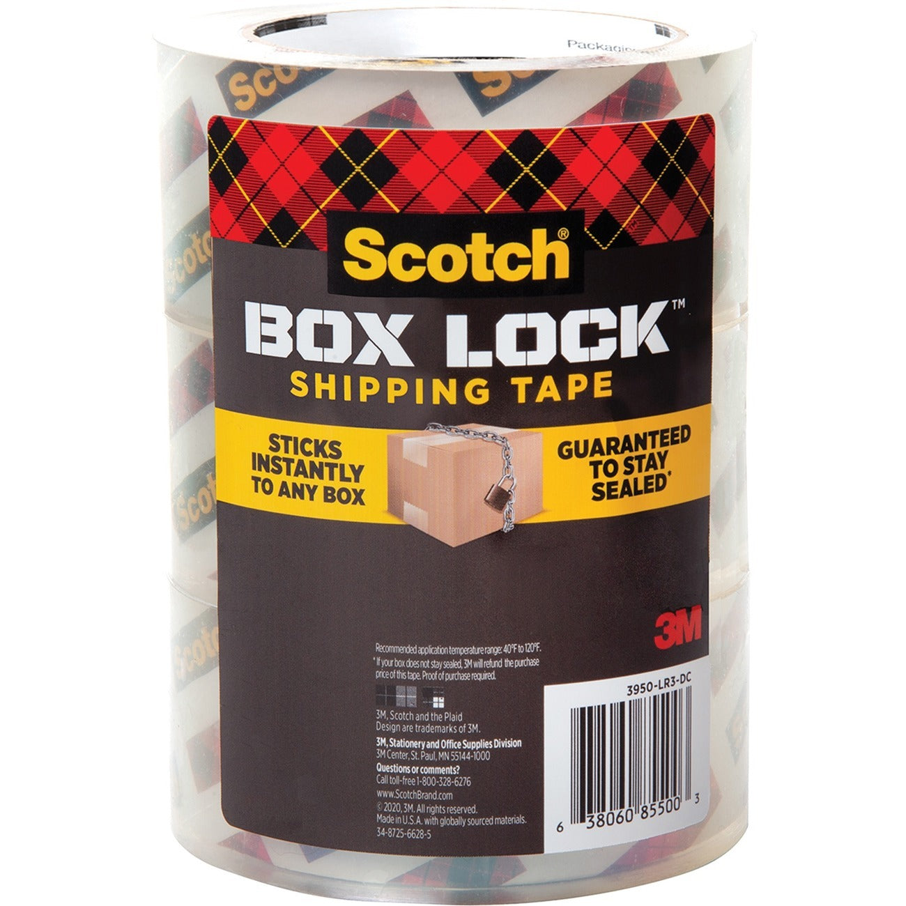 Scotch Box Lock Packaging Tape - 1-Pack – Cowan’s Office & Art Supplies